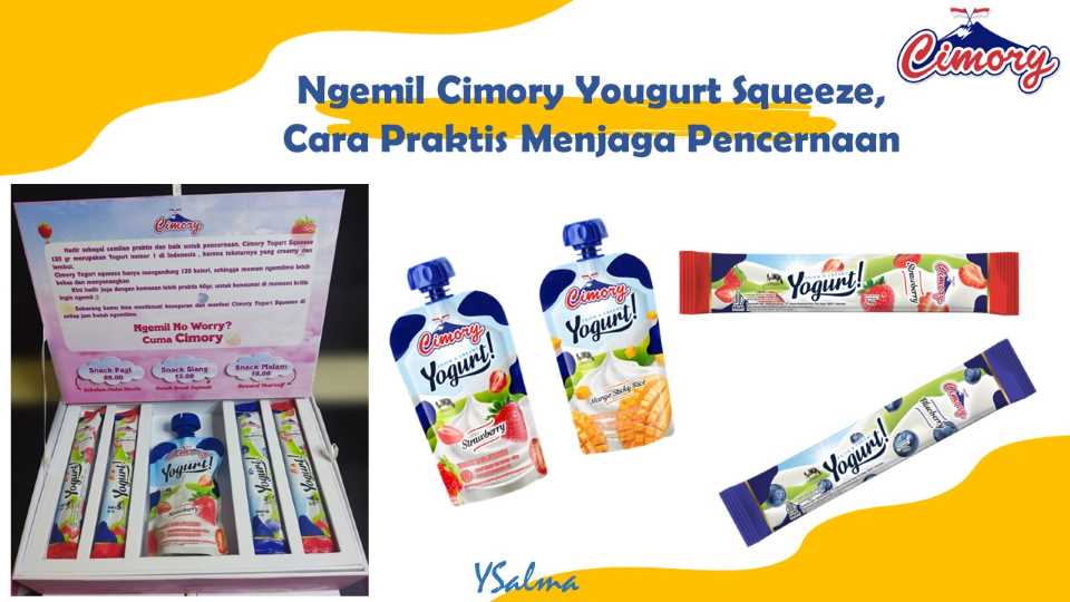 Ngemil No Worry Bersama Cimory Yogurt Squeeze Kemasan Praktis – YSalma